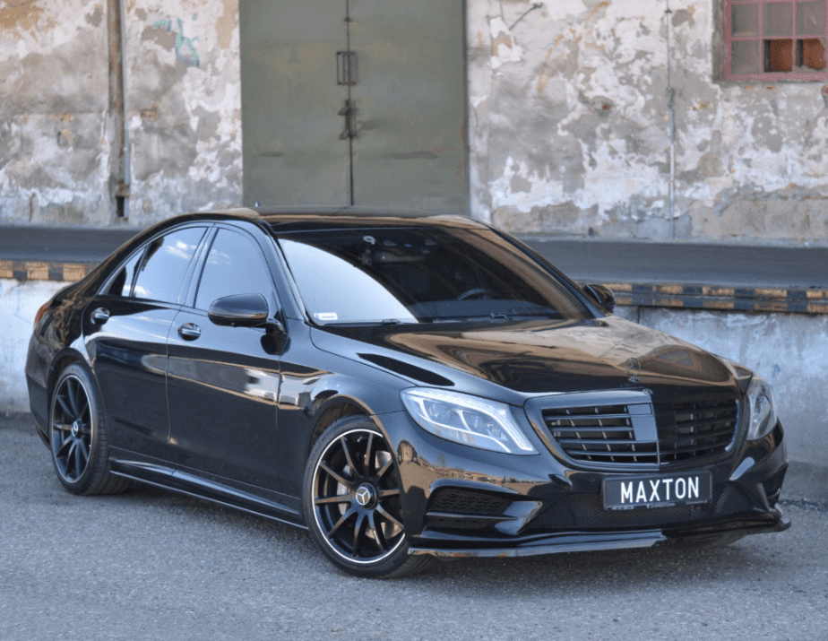 Спойлер за предна AMG броня Maxton Design за Mercedes Benz W222 (2013 ...